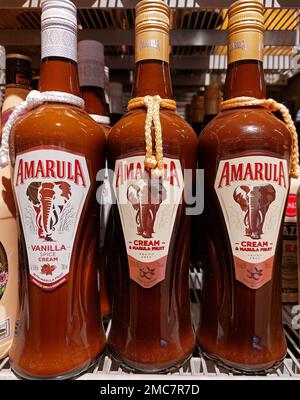 A bottle of Amarula cream Stock Photo - Alamy