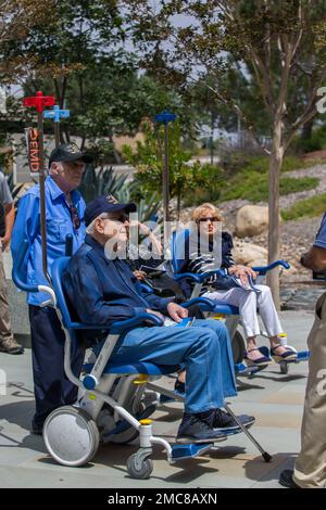 Jack Gutman, left, and Jerry Ackerman, former U.S. Navy corpsmen who ...
