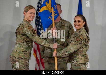 Col. Elizabeth Somsel, 7th Medical Group commander, Master Sgt. Dino ...
