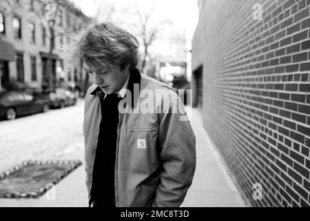 Actor Cooper Hoffman poses for a portrait to promote his film "Licorice ...