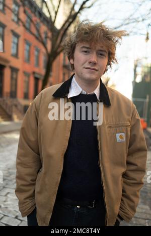 Actor Cooper Hoffman poses for a portrait to promote his film "Licorice ...