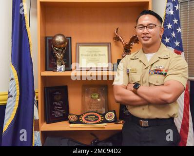 Fire Controlman 1st Class Arvin David, assigned to NTAG Golden Gate, is ...