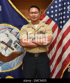 Fire Controlman 1st Class Arvin David, assigned to NTAG Golden Gate, is ...