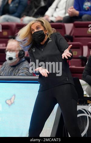 Arizona State head coach Charli Turner Thorn, bottom, against Stanford ...