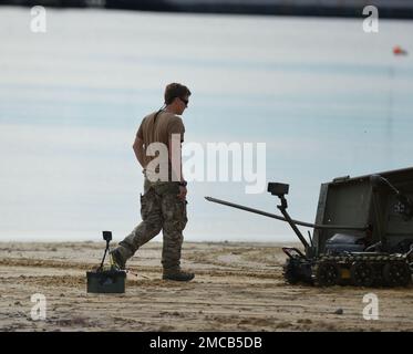 A Man Transportable Robotic System - Increment II robot, piloted by a ...
