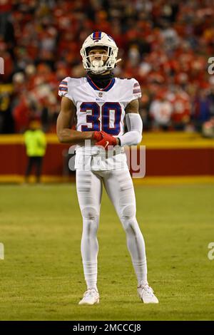 Buffalo Bills cornerback Dane Jackson (30) covers Denver Broncos wide ...