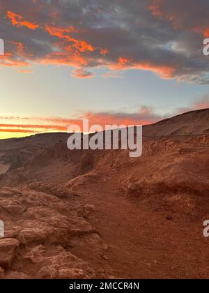 A view of the cliffs in Atacama desert Stock Photo - Alamy