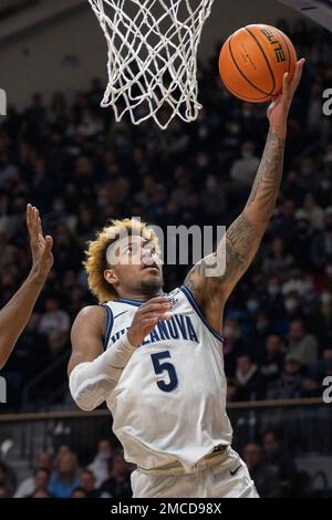 Villanova guard Justin Moore (5) in action during an NCAA college ...