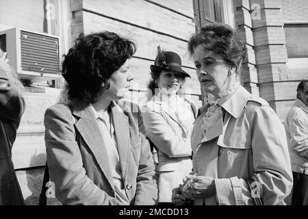 Mary Johnson, left, and Deborah Glatzel, mother and girlfriend of Arne ...