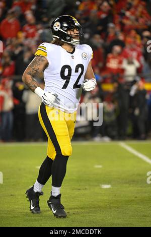 Pittsburgh Steelers defensive end Isaiahh Loudermilk (92) leaves the ...