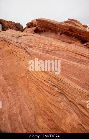 Fire Wave is a popular geological formation in Valley of Fire State ...