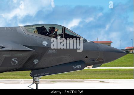An F-35A Lightning II assigned to the 421st Fighter Squadron takes off from Nellis Air Force ...