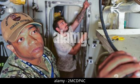 Guided-Missile Destroyer, navy, prep pennant, REPLENISHMENT AT SEA, U.S ...