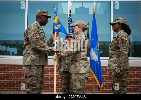 Col. Dolphis Hall, 4th Medical Group commander, left, and Lt. Col ...