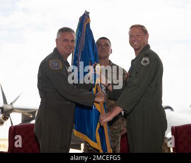 Maj. Gen. Michael G. Koscheski, left, Fifteenth Air Force commander ...