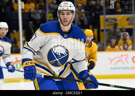 Buffalo Sabres center Mark Jankowski (17) in the second period of an ...