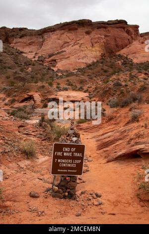 Fire Wave is a fascinating sandstone formation in Valley of Fire State ...