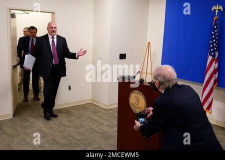 House of Delegates speaker-designate, Del. Todd Gilbert, top, R ...