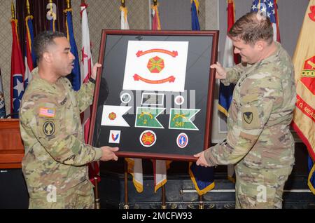 FORT MEADE, Md - Lt. Col. Chaveso Cook, the incoming commander for the ...