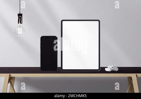 images of new technology devices of computer with white and black ...