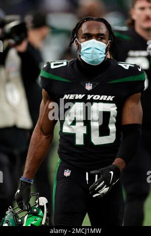 New York Jets cornerback Javelin Guidry (40) during a practice at the ...