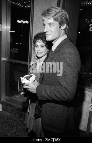 Perry King and Stacey Nelkin at the ABC affiliates party at the Century ...