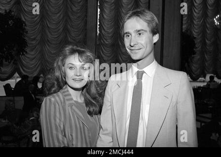 Karen Austin at the ABC affiliates party at the Century Plaza Hotel on ...