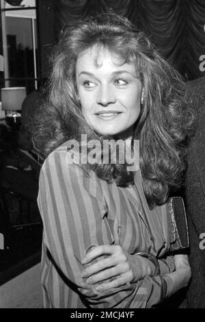 Karen Austin at the ABC affiliates party at the Century Plaza Hotel on ...