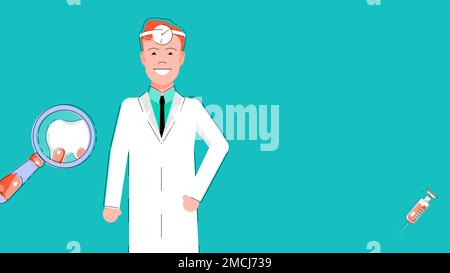 illustration design of medical center slides Stock Photo - Alamy