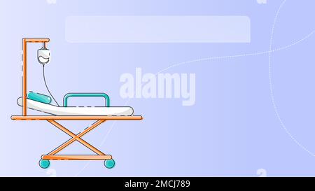 illustration design of medical center slides Stock Photo - Alamy