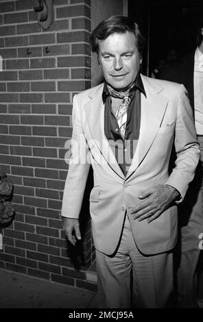 Robert Wagner seen exiting La Scala on May 12, 1982. Credit: Ralph ...