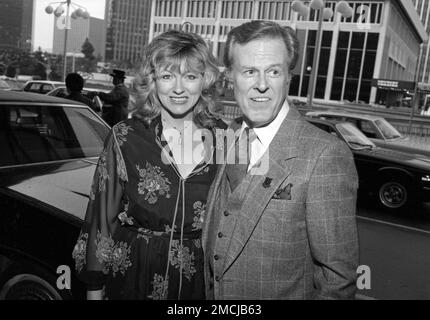 Robert Culp and wife Candice at the ABC affiliates party at the Century ...