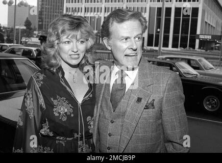 Robert Culp and wife Candice at the ABC affiliates party at the Century ...