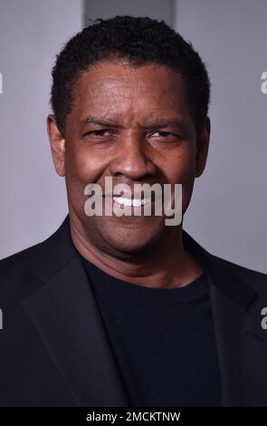 Actor Denzel Washington, who plays Macbeth in the film, arrives at the ...