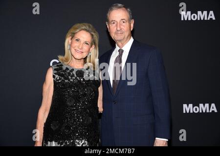 Ronnie Heyman, left, and Ward Blum attend the Museum of Modern Art Film ...