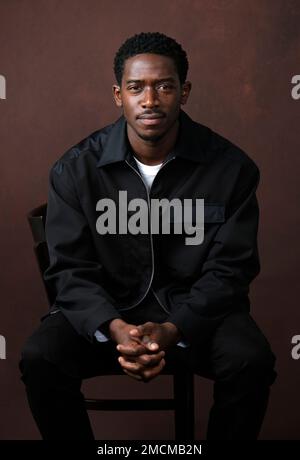 Actor Damson Idris poses for a portrait, Monday, Nov. 1, 2021, in Los ...