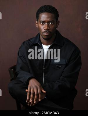 Actor Damson Idris poses for a portrait, Monday, Nov. 1, 2021, in Los ...