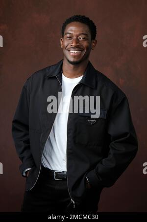 Actor Damson Idris poses for a portrait, Monday, Nov. 1, 2021, in Los ...