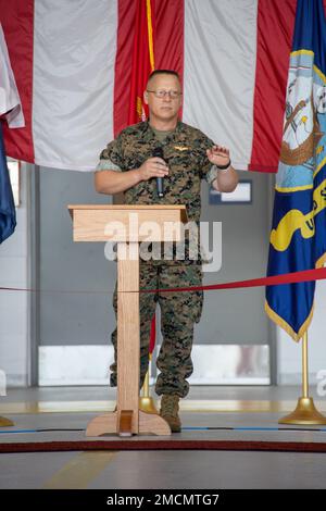 U.S. Marine Col. Karl R. Arbogast, commanding officer, Marine Corps Air ...