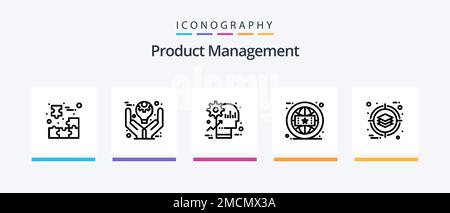 Agile management vector line icons set. Agile, Management, Process, Product, Development, Scrum ...