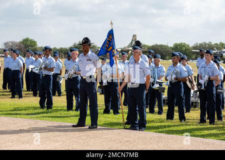 Col. Catherine Barrington, 90th Missile Wing commander, speaks to ...