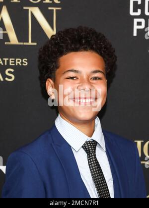 Jalon Christian attends the world premiere of "Black Adam" in Times ...