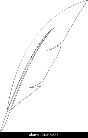 Black feathers logo. Fluffy feather, bird plumage silhouettes. Isolated ...