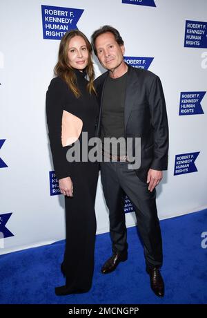 Summerly Horning and Dan Schulman attend the Robert F. Kennedy 2021 ...
