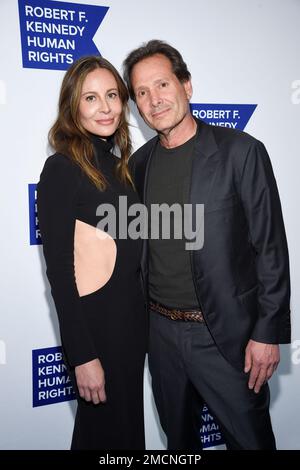 Summerly Horning and Dan Schulman attend the Robert F. Kennedy 2021 ...