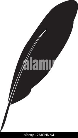Feather ilustration logo vector template Stock Vector Image & Art - Alamy