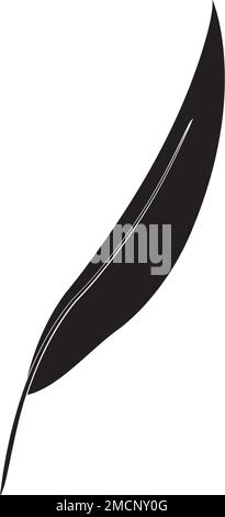 Feather ilustration logo vector template Stock Vector Image & Art - Alamy