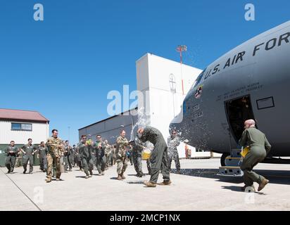 Members of the 86th Airlift Wing celebrate Ramstein Air Base’s 70th ...