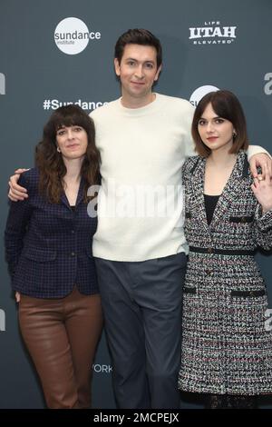 Susanna Fogel, Nicholas Braun and Emilia Jones arriving to the “Cat ...