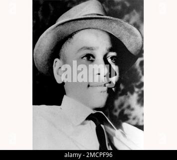 FILE - This undated photo shows Emmett Louis Till, a 14-year-old black ...
